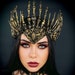 Evil Queen, Devil Crown, Dark Fairy Crown, Witch Crown, Gothic Crown of ...