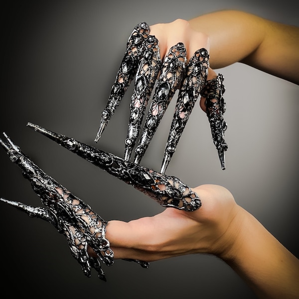 Metal Finger Nails - Etsy