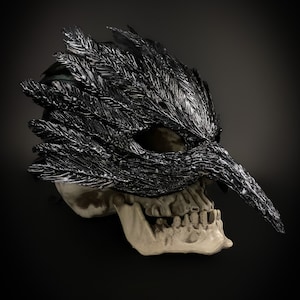 Plague Doctor Raven, Black Crow Mask, Black Bird, Phoenix Enchanter ...
