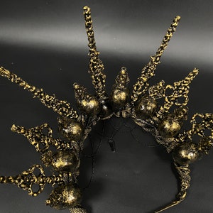 Evil Queen, Dark Fairy Crown, Gothic Crown, Gothic Wedding, Death Skull ...