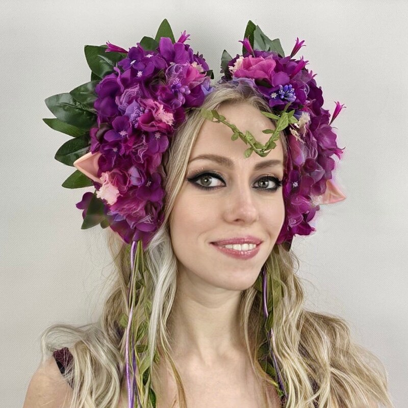 Flower Headdress - Etsy
