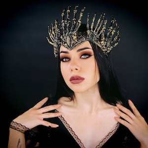 Evil Queen Devil Crown Dark Fairy Crown Witch Crown Gothic - Etsy