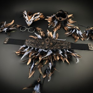 Owl Headdress, Eagle-owl Tiara, Bird Fascinator, Fairy Bird Headpiece ...