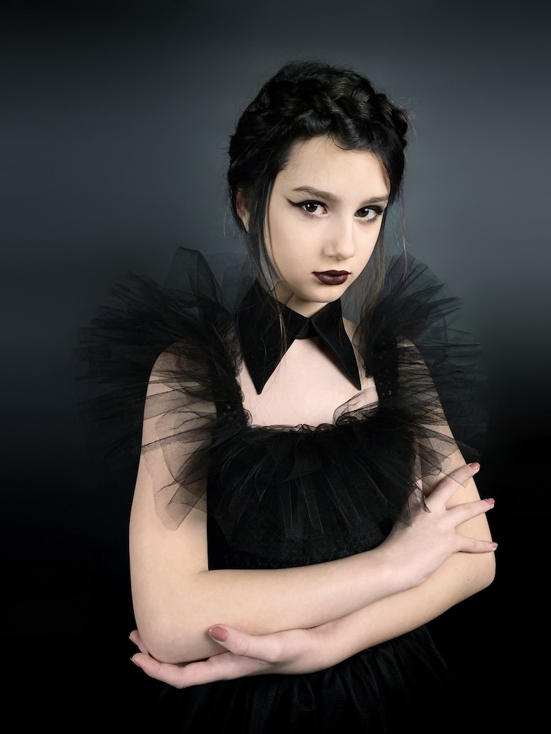 Trendy Wednesday Girl Dress Wednesday Costume Wednesday - Etsy