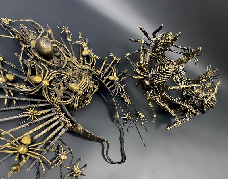 Spider Crowns for Couple Spider Queen and Spider King Dark - Etsy