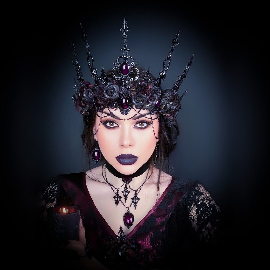 Gothic Crown, Devil Crown, Evil Queen, Sugar Skull, Dark Fairy, Vampire ...