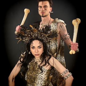 Voodoo Headpiece, Black Mamba Crown, Dark Shaman Skull Headpiece ...