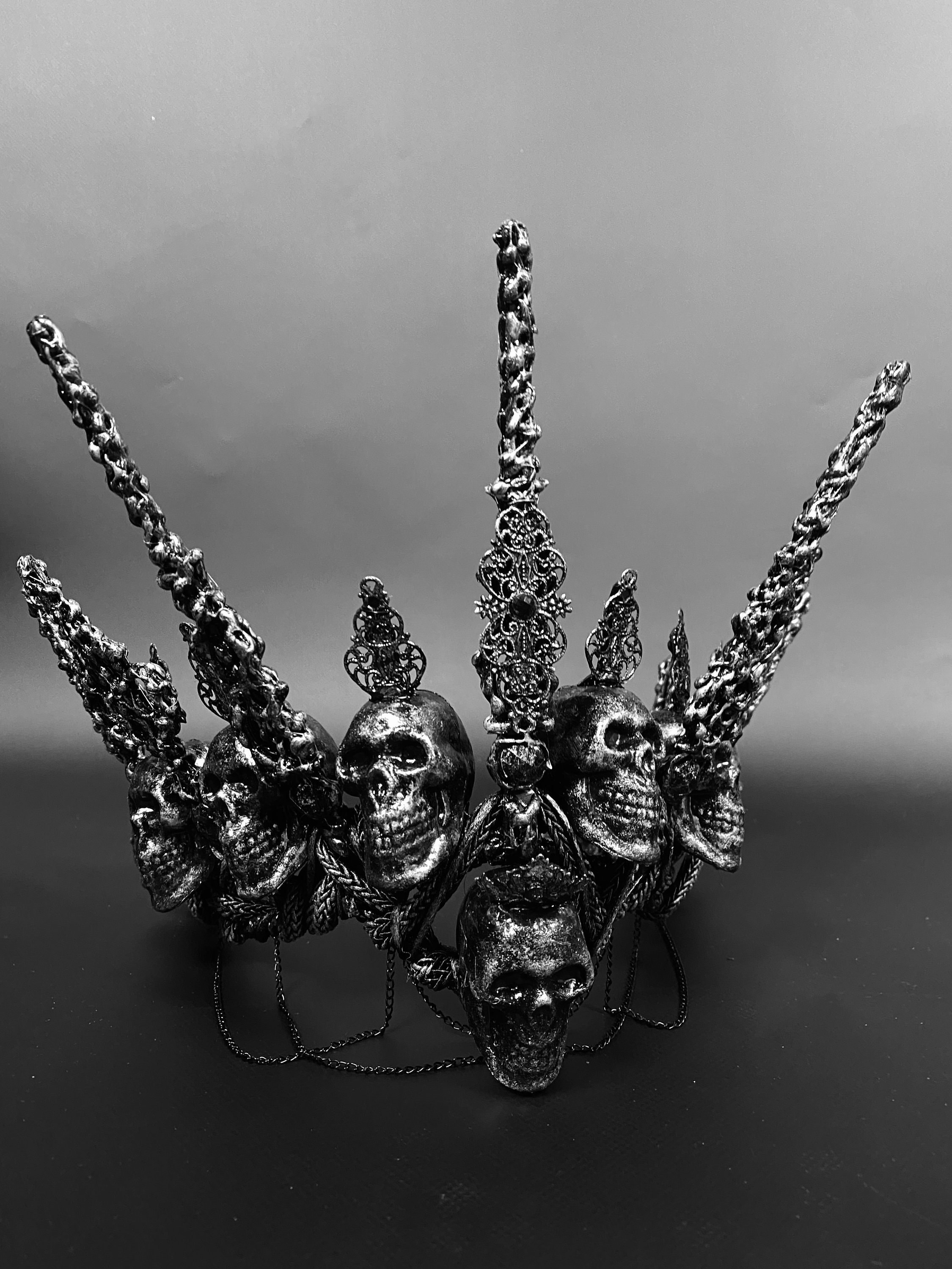 Gothic Crown Evil Queen Dark Fairy Crown Vampire Crown - Etsy UK