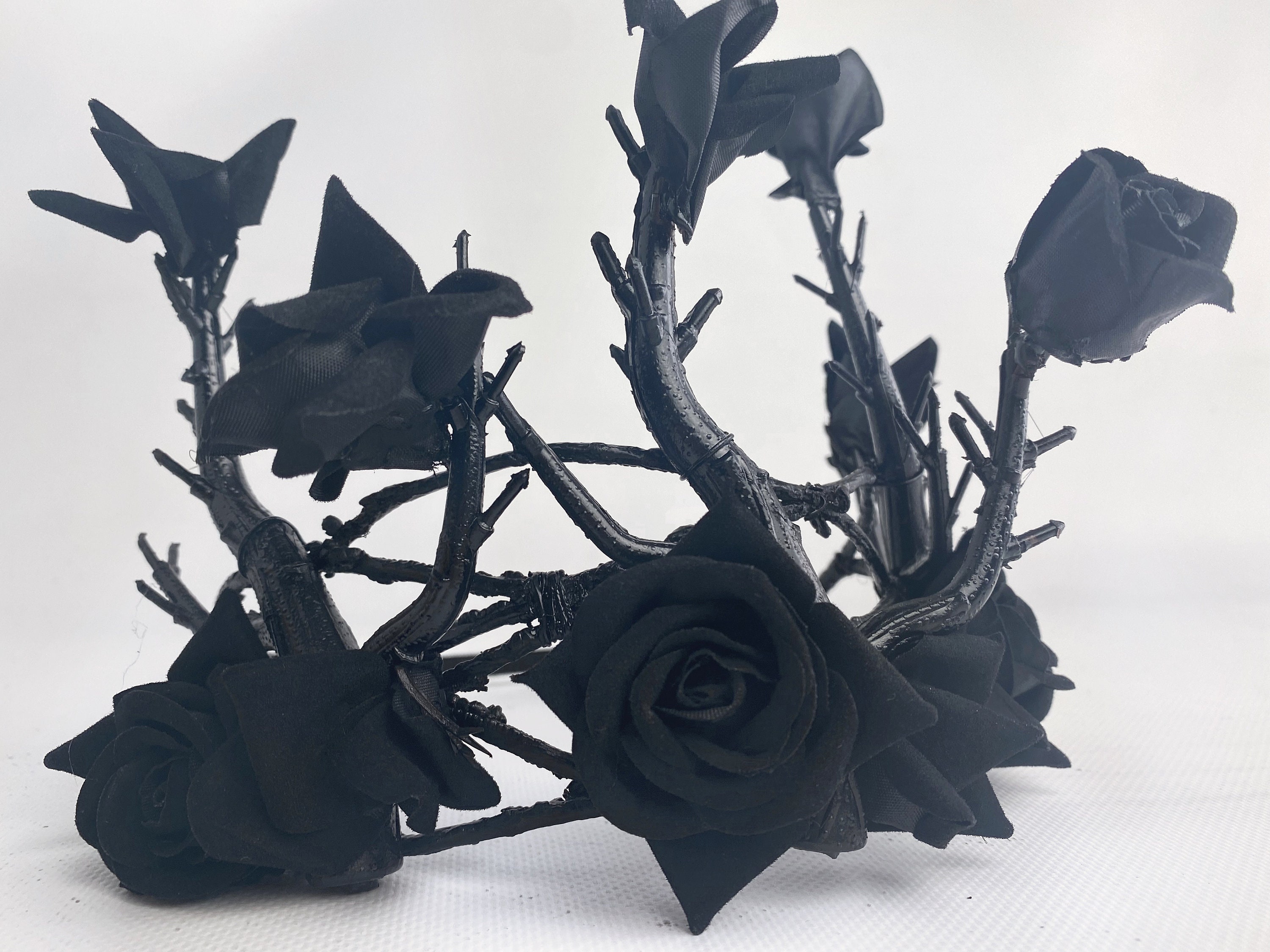 Dark Forest Crown Evil Queen Crown Dark Fairy Headpiece - Etsy