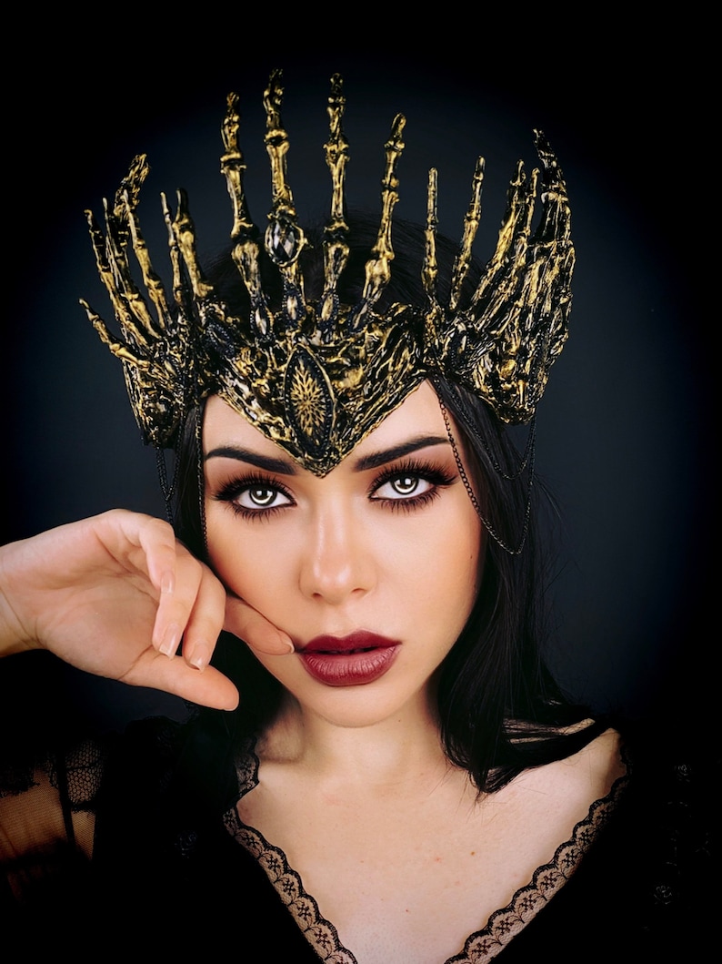 Evil Queen Devil Crown Dark Fairy Crown Witch Crown Gothic - Etsy