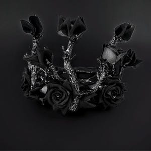 Dark Forest Crown, Evil Queen Crown, Dark Fairy Headpiece, Forest Witch ...