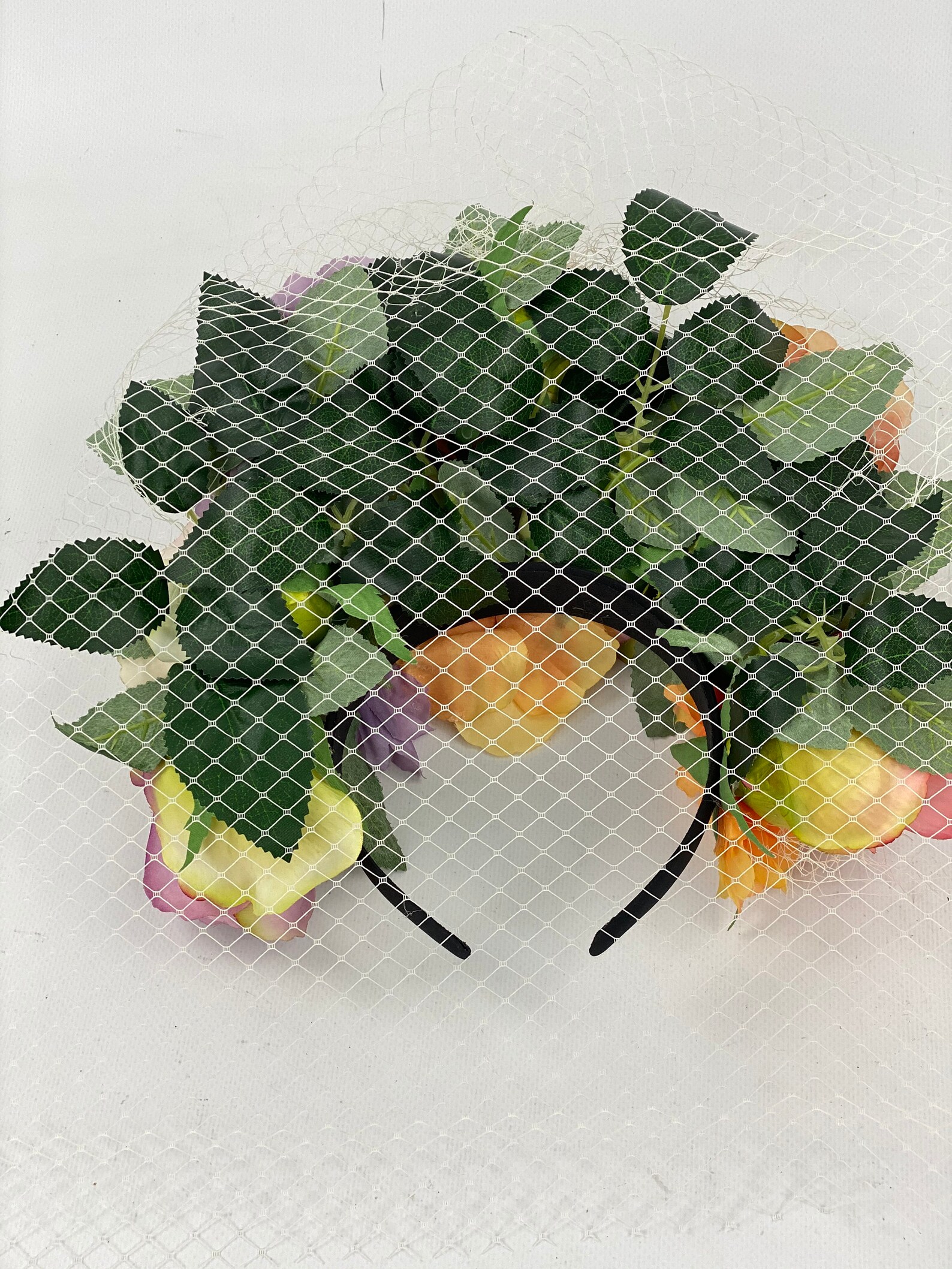 Large Flower Crown Flower Crown Wedding Flower Headdress | Etsy