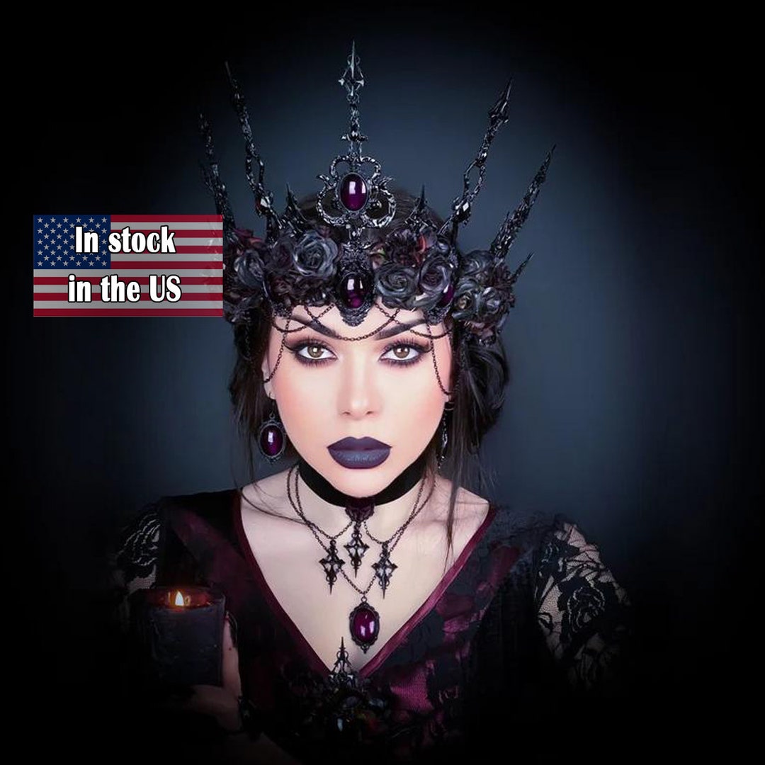 Gothic Crown, Devil Crown, Evil Queen, Sugar Skull, Dark Fairy, Vampire ...