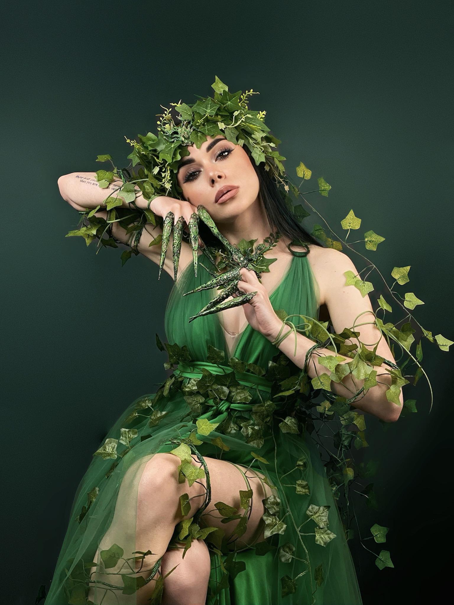 Burning Man, Poison Ivy Costume, Mother Nature, Green Fairy Costume ...