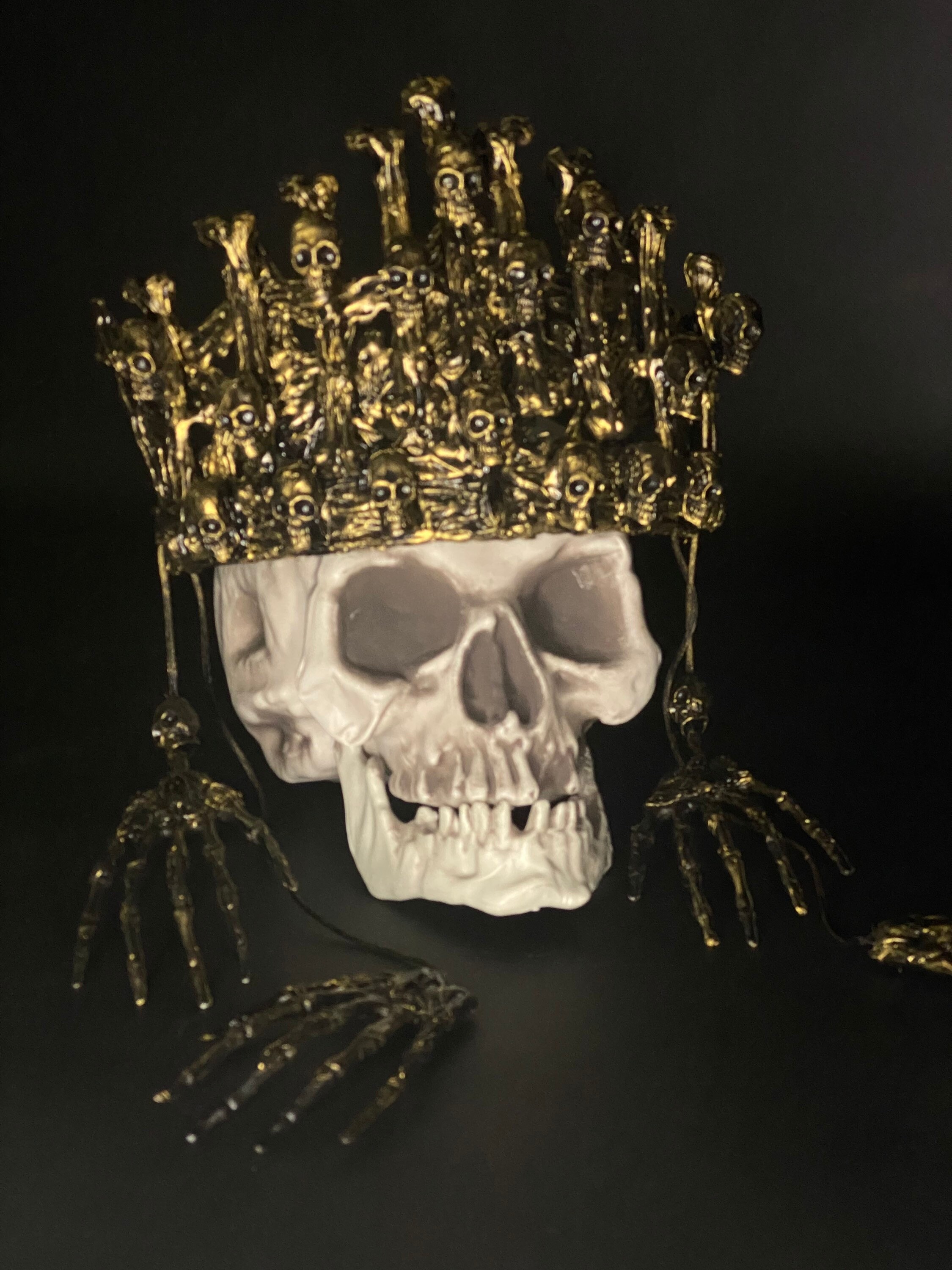 Death Skull Crown Evil Queen Dark Fairy Crown Vampire - Etsy