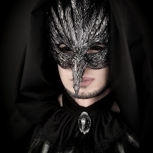 Plague Doctor Raven, Black Crow Mask, Black Bird, Phoenix Enchanter ...