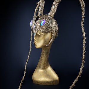 Unisex Insect Headdress, Beetle Costume, Headpiece With Horns, Fly Hat ...