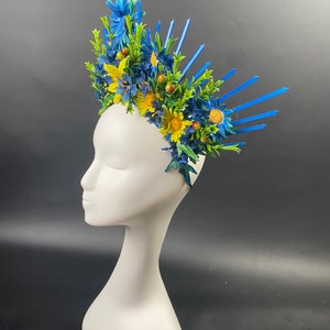 Ukrainian Crown With Daisies, Floral Halo Crown, Ukrainian Flower ...