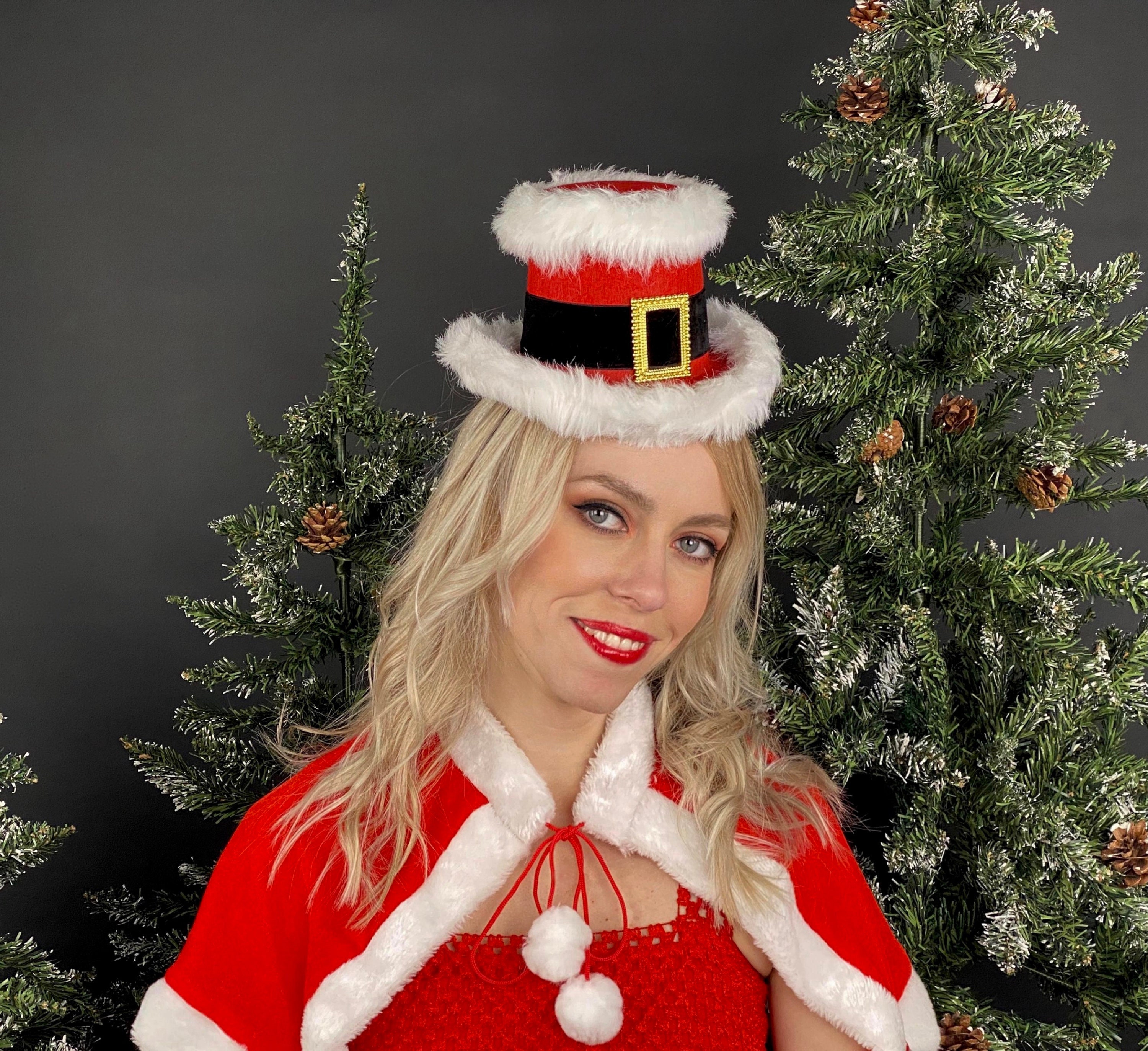 Christmas Santa Hat, Holiday Party Hat, Christmas Party Accessories ...