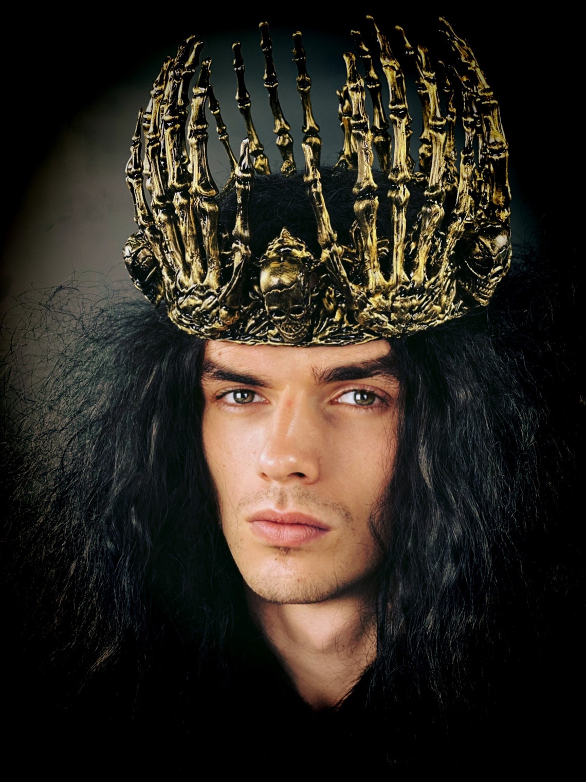 Large Men's Crown Dark Lord King of Darkness Death - Etsy