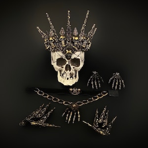 Evil Queen, Dark Fairy Crown, Gothic Crown, Gothic Wedding, Death Skull ...