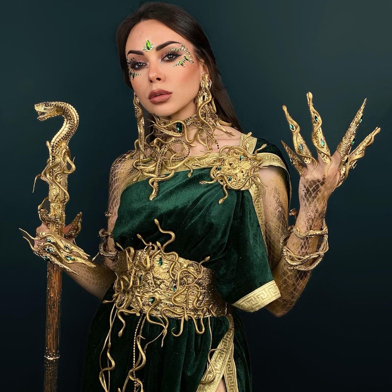 Gorgon Halloween Costume - Etsy Canada