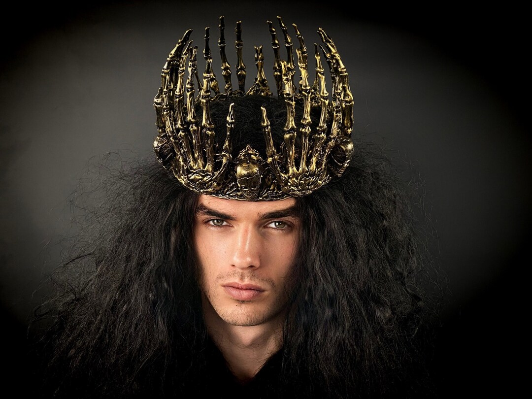 Large Men's Crown, Dark Lord, King of Darkness, Death King, Voodoo ...