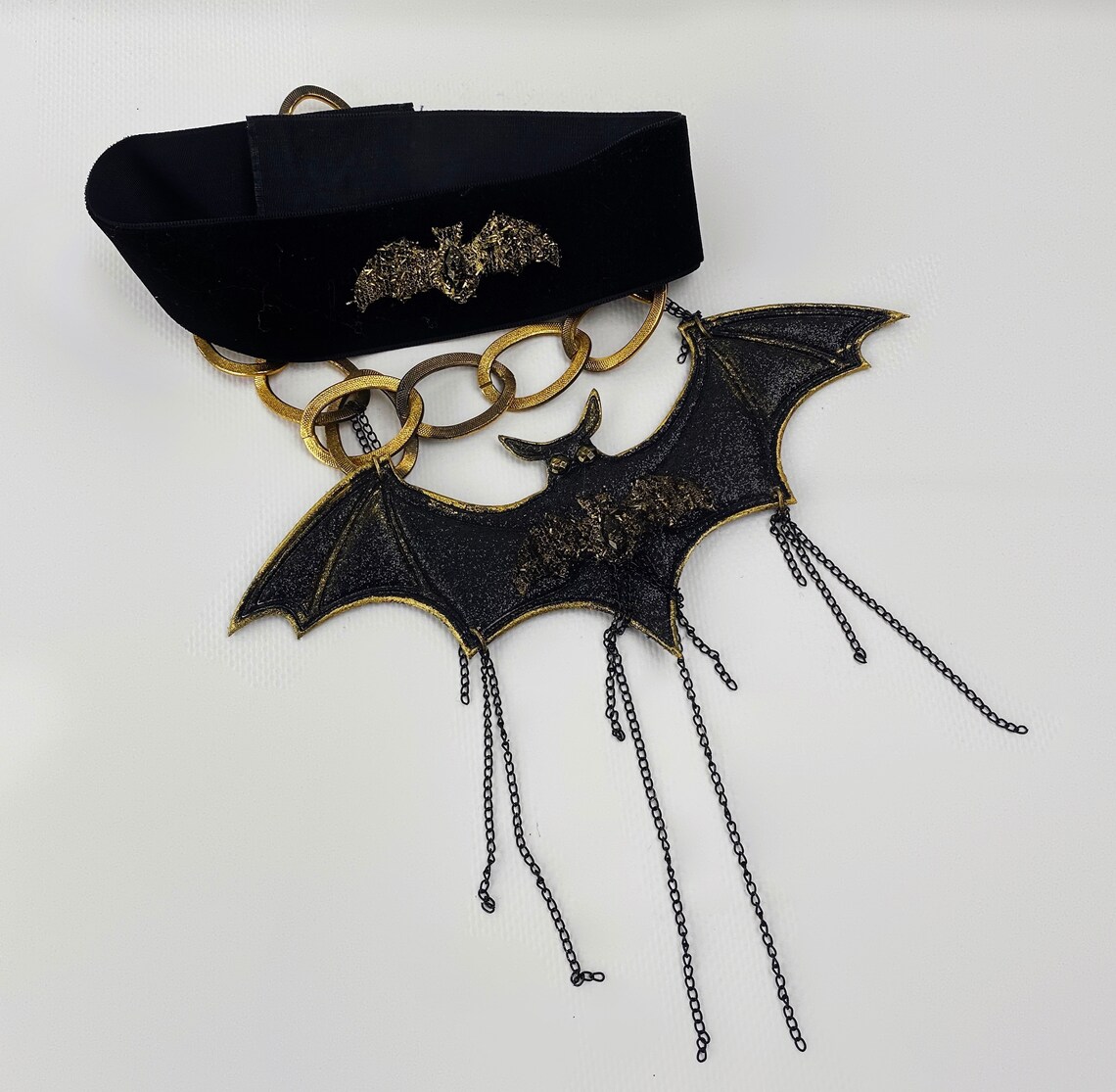 Gala Bat Queen Headpiece Bat Halo Crown Spiked Gothic Goddes | Etsy