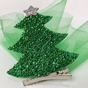 Christmas Tree Hair Clip Christmas Tree Headband Green Xmas - Etsy