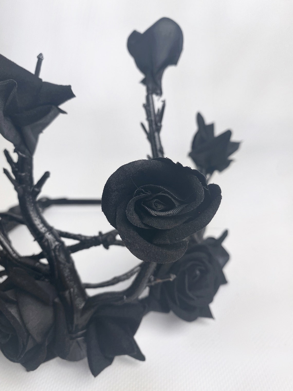 Dark Forest Crown Evil Queen Crown Dark Fairy Headpiece - Etsy