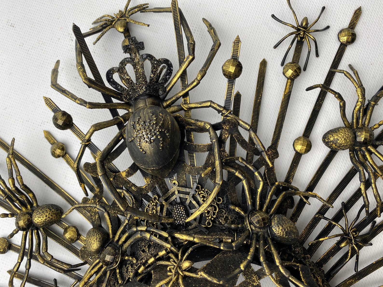 Spider Crowns for Couple Spider Queen and Spider King Dark - Etsy