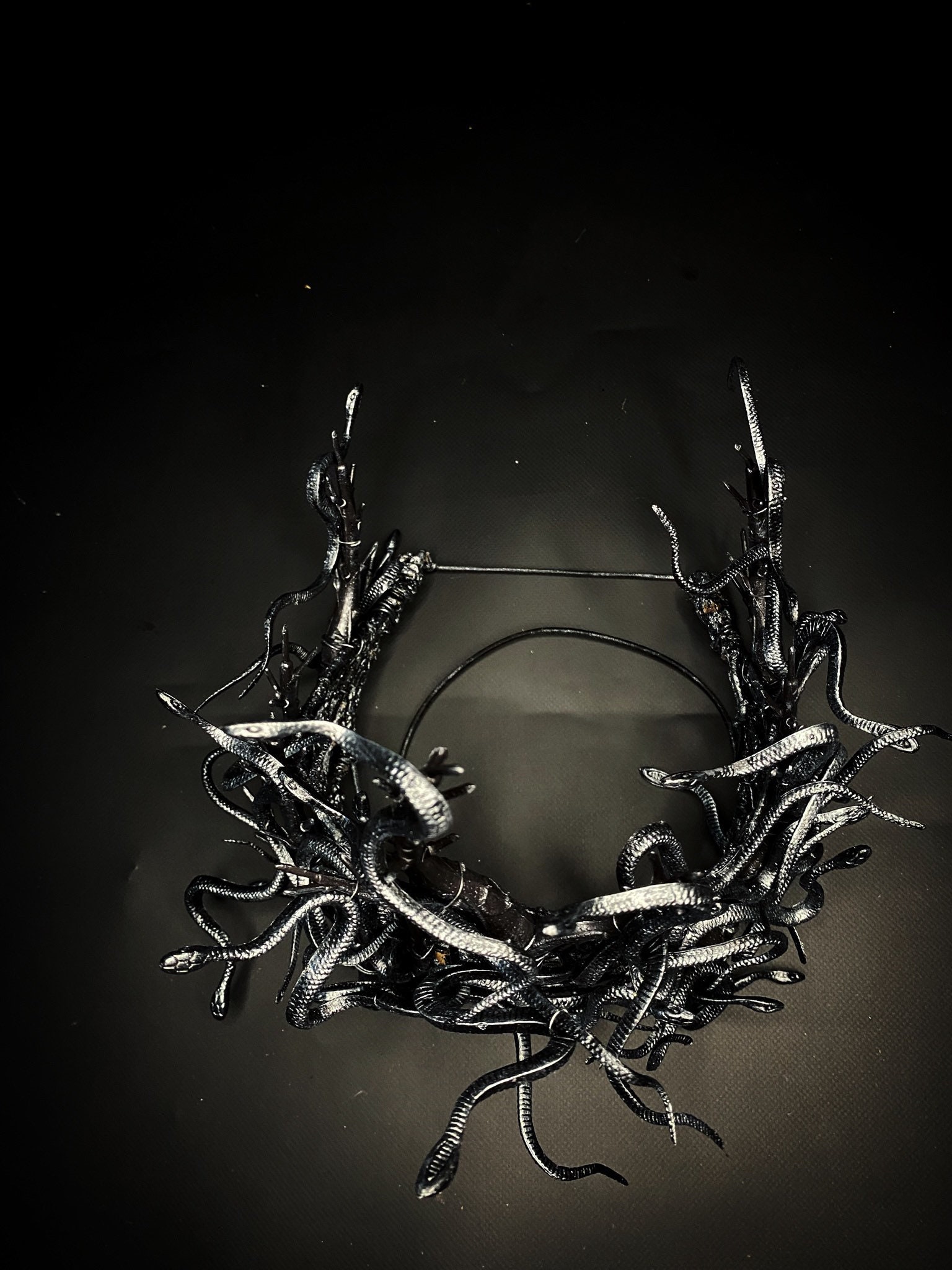 Medusa Snake Crown Set, Gothic King and Queen Crowns, Halloween ...