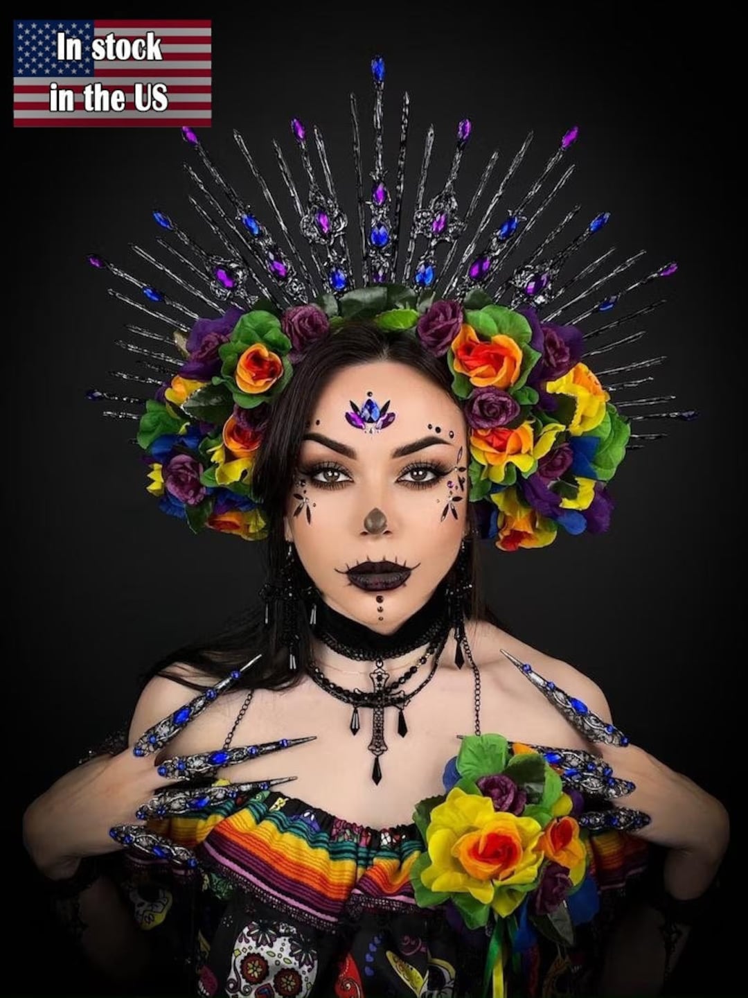 Santa Muerte, Day of the Dead, Dia De Los Muertos, Frida Kahlo, Santa ...