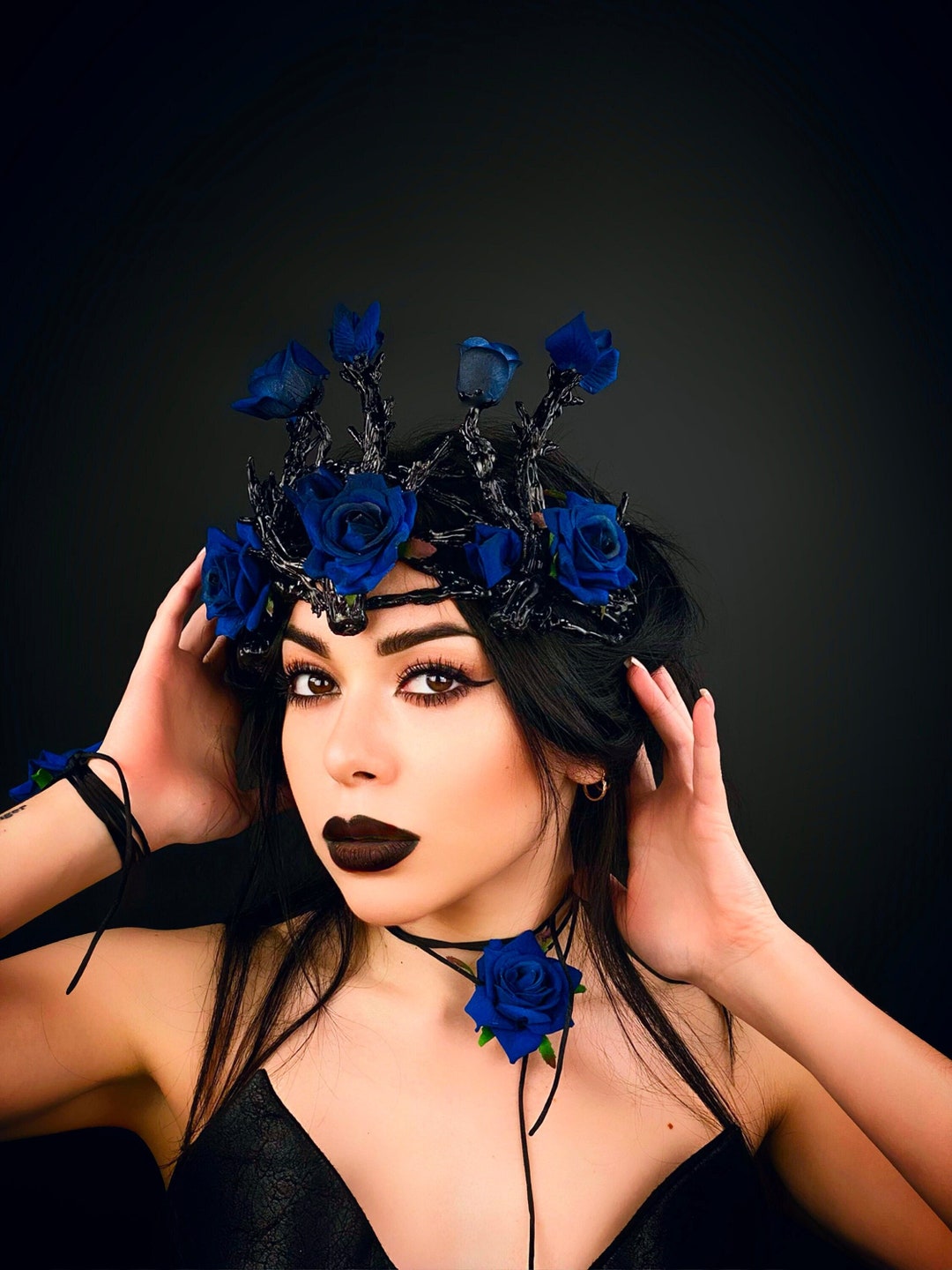 Forest Witch Tiara, Dark Woodland Crown, Dark Forest Crown, Evil Queen ...