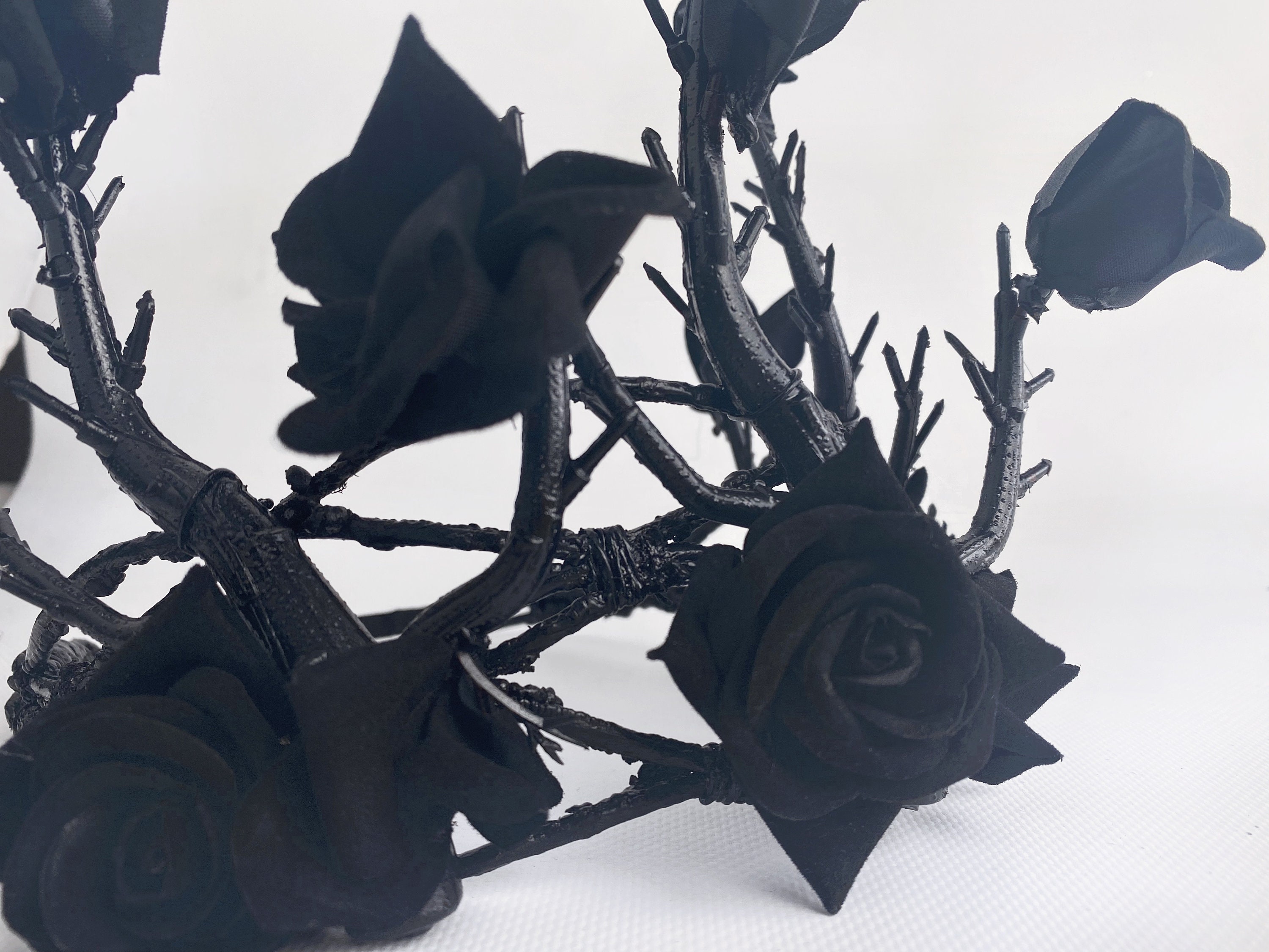 Dark Forest Crown Evil Queen Crown Dark Fairy Headpiece - Etsy