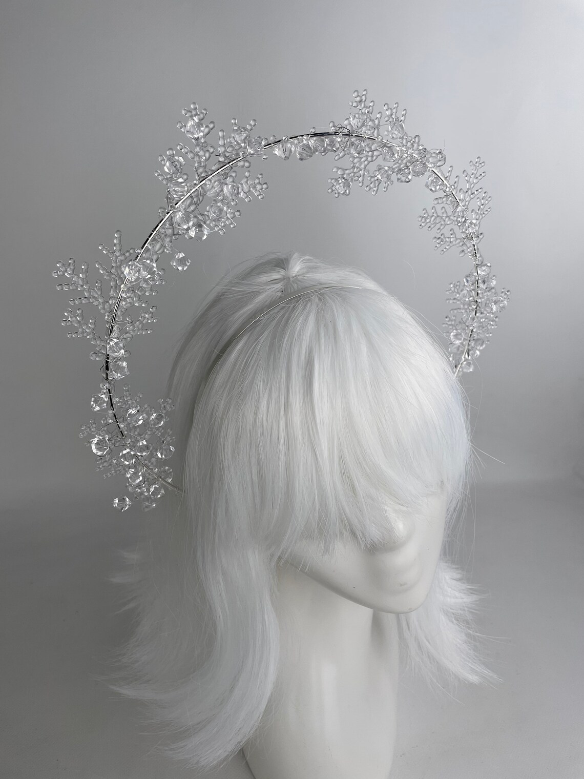 Snow Crystal Crown Ice Queen Crown Crystal Winter Crown | Etsy