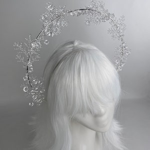 Snow Crystal Crown Ice Queen Crown Crystal Winter Crown | Etsy