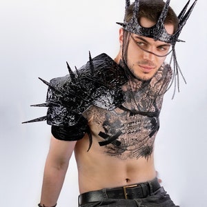 Male Gothic Punk, Cyber Barocco, Punk Rock Goth, Unisex Gothic Crown ...