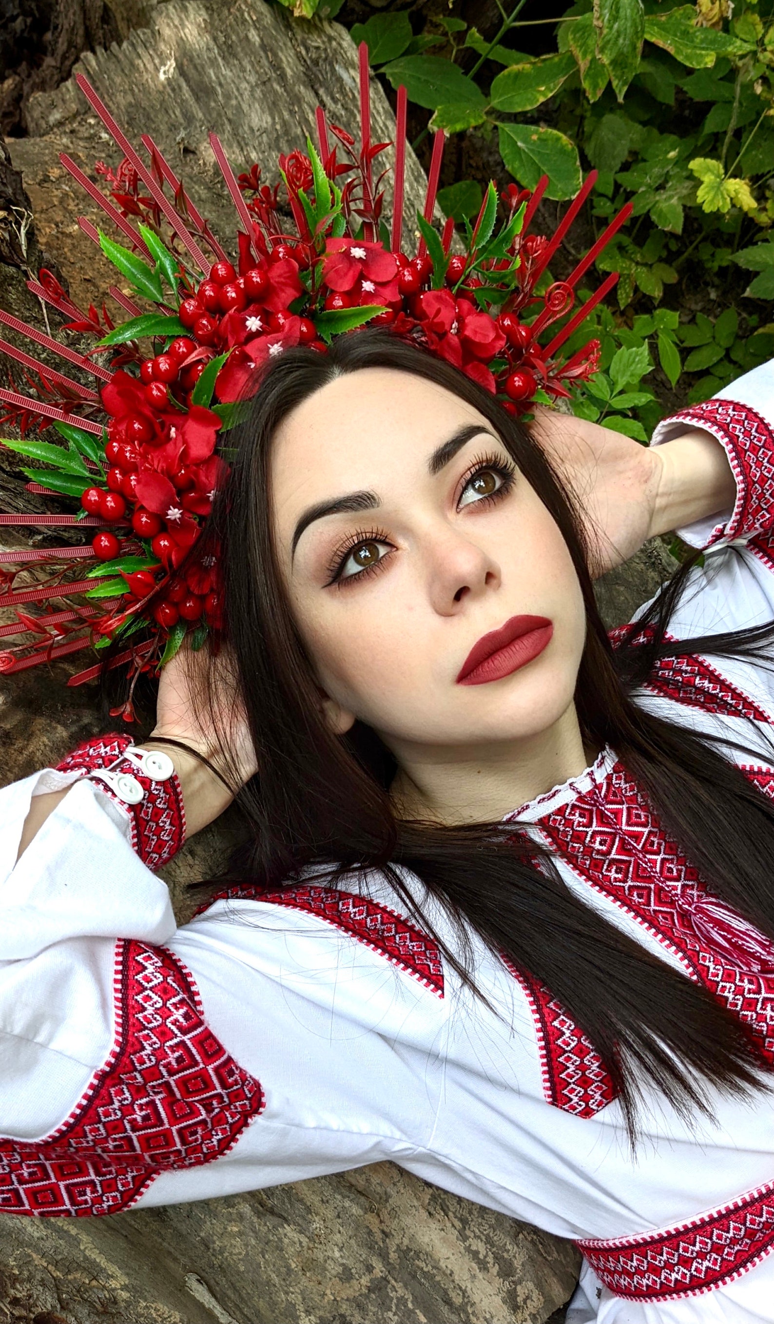 Luxury Ukrainian Flower Headdress Ethnic Headdress Boho - Etsy