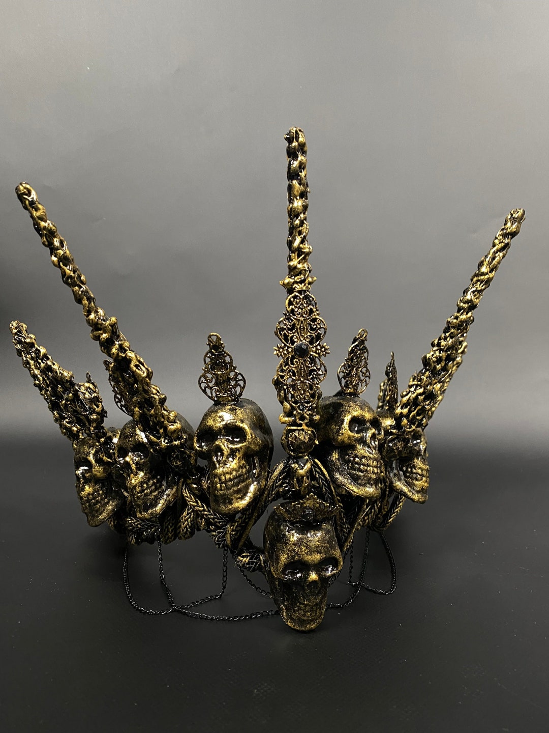 Evil Queen Dark Fairy Crown Gothic Crown of Branches Gothic - Etsy