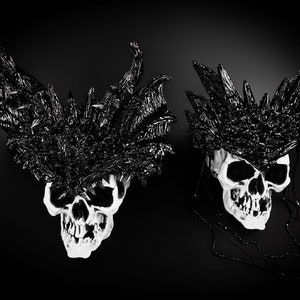 Dragon King and Queen Crown, Black Dragon Crown for Couple, Couple ...
