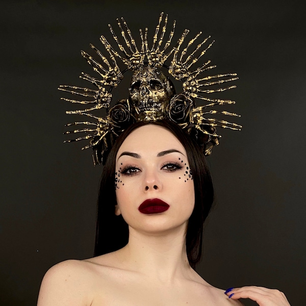 Skull Headpiece - Etsy