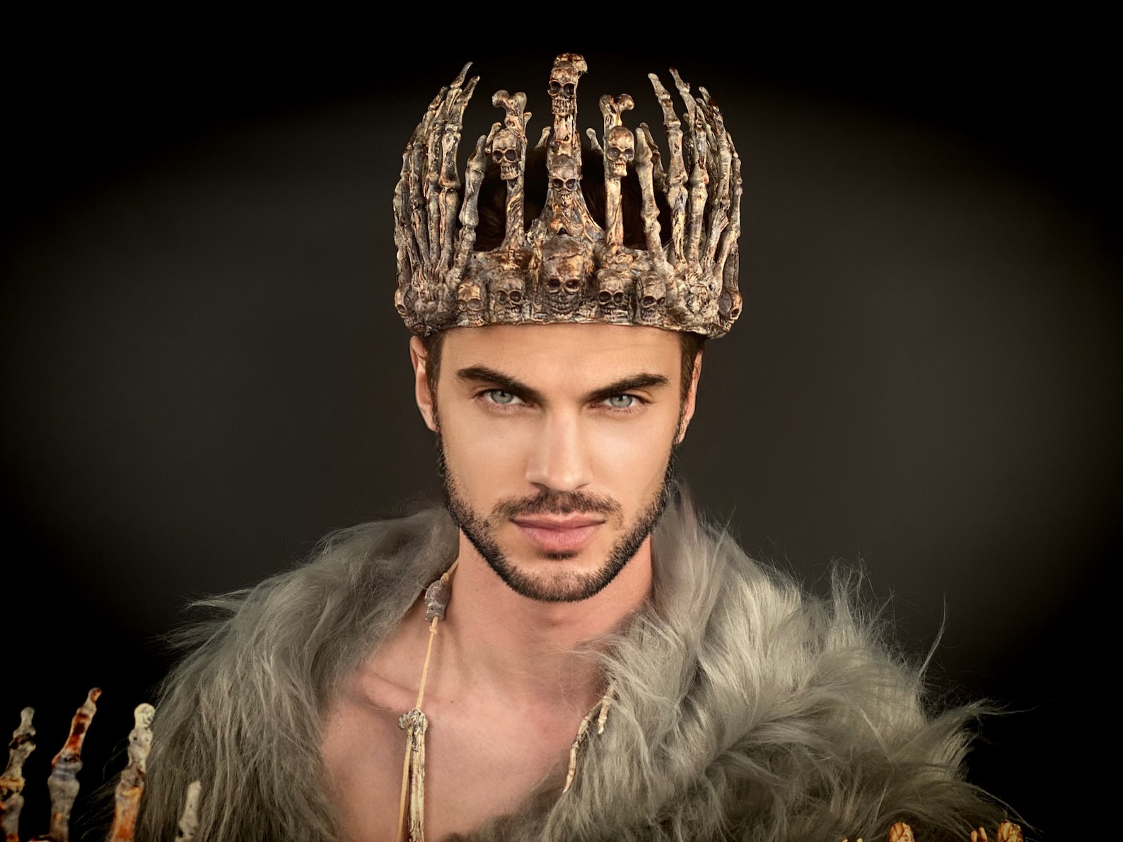 Voodoo Priest Dark Kings Mens Crown Skull King Crown of - Etsy