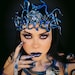 Medusa Gorgon Tiara, Medusa Headdress, Blue Tiara With Snakes ...