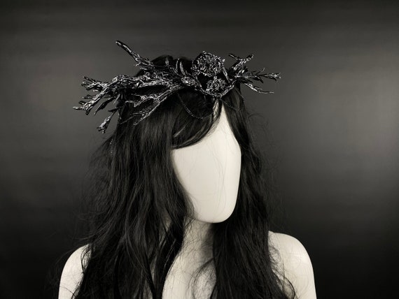 Woodland Tiara Life Tree Elven Tiara Forest Fairy Tiara - Etsy