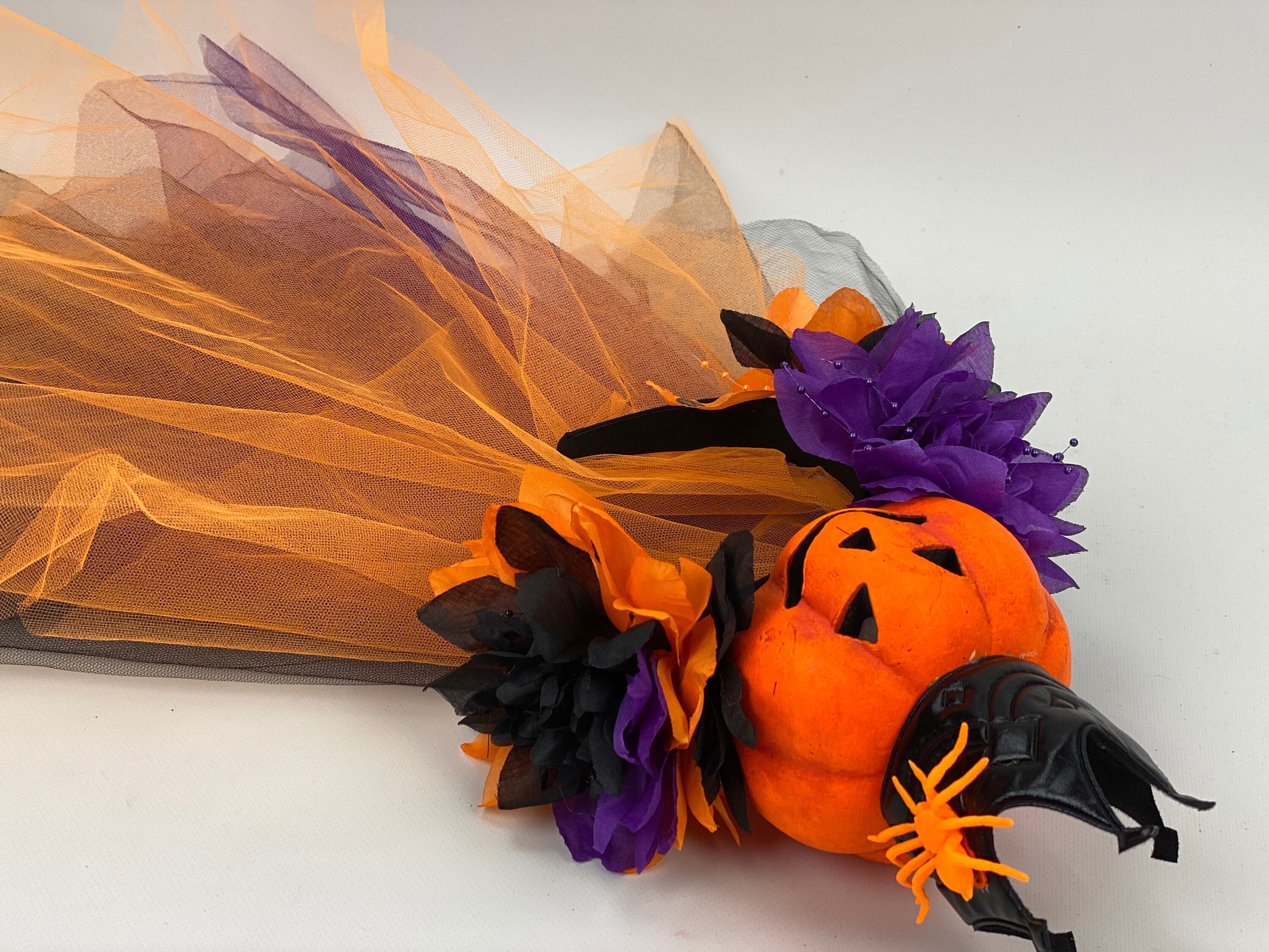 Large Halloween Crown Halloween Pumpkin Costume Halloween - Etsy