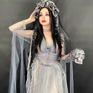 Dead Bride Costume, Corpse Bride Costume, Corpse Bride Halloween Dress ...