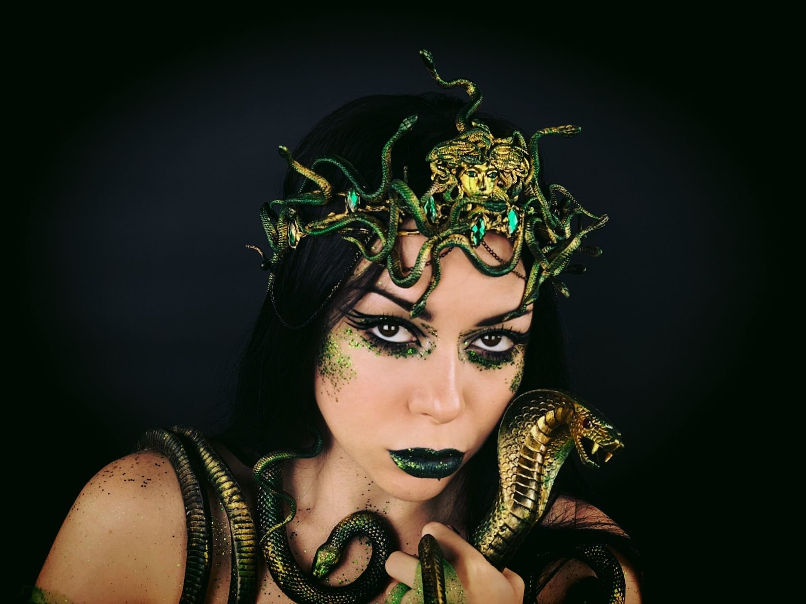 Medusa Gorgon Tiara Medusa Headdress Gothic Snake Crown - Etsy