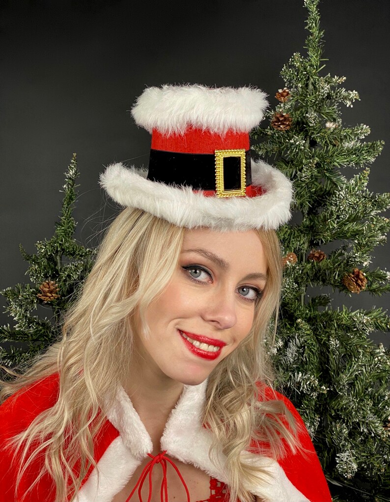 Christmas Santa Hat, Holiday Party Hat, Christmas Party Accessories ...