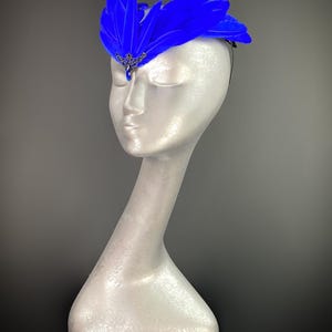 Blue Bird Tiara, Cosplay Phoenix Crown, Fire Bird Headdress, Elven ...